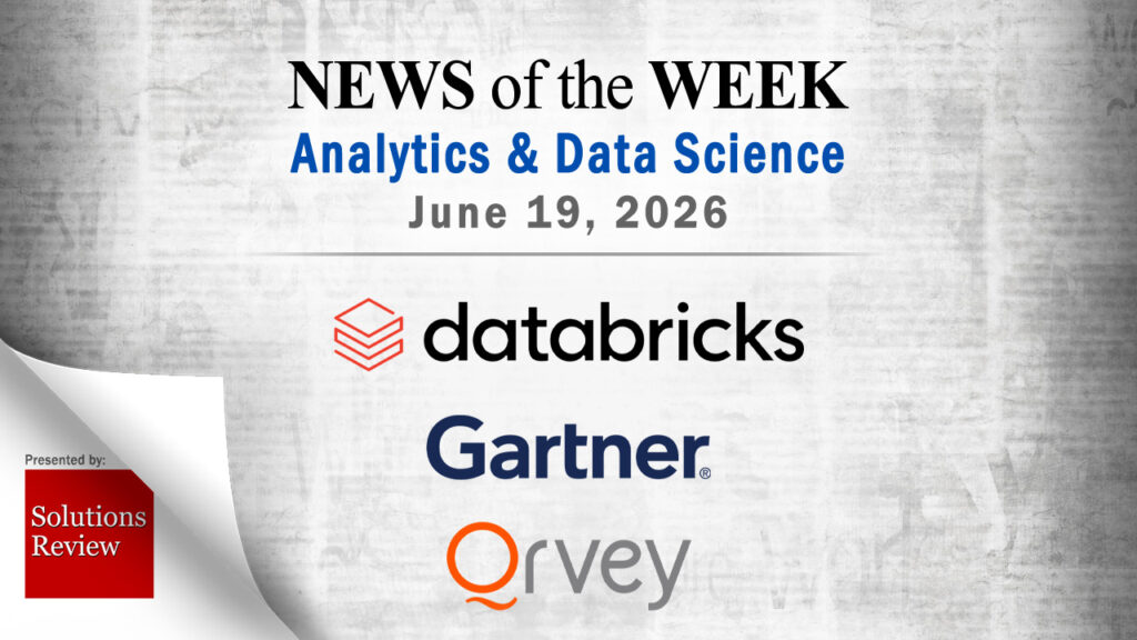 Analytics and Data Science News for the Week of June 19; Updates from ...