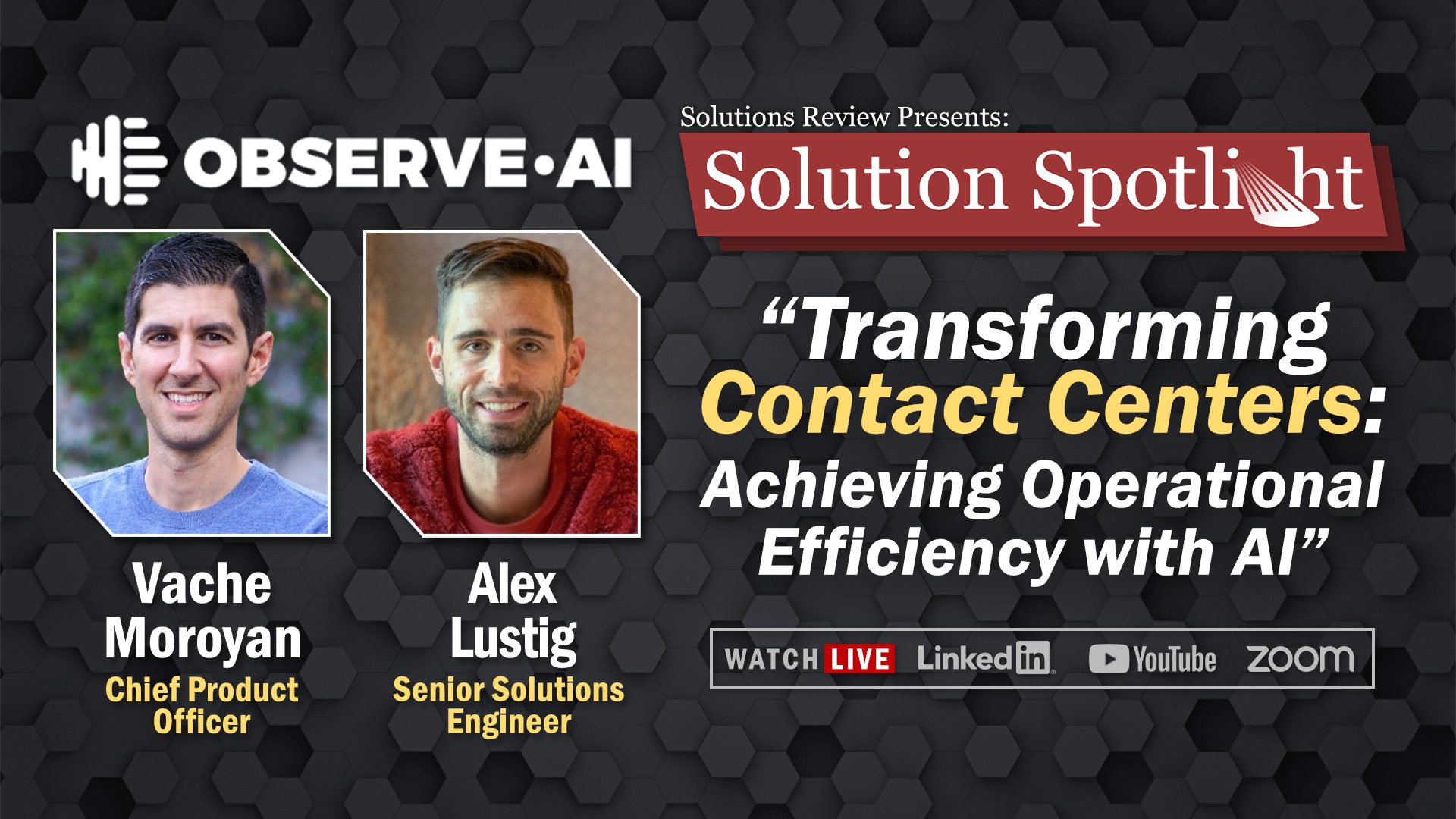 What to Expect from the Solutions Spotlight with Observe.AI on September 26th, 2024