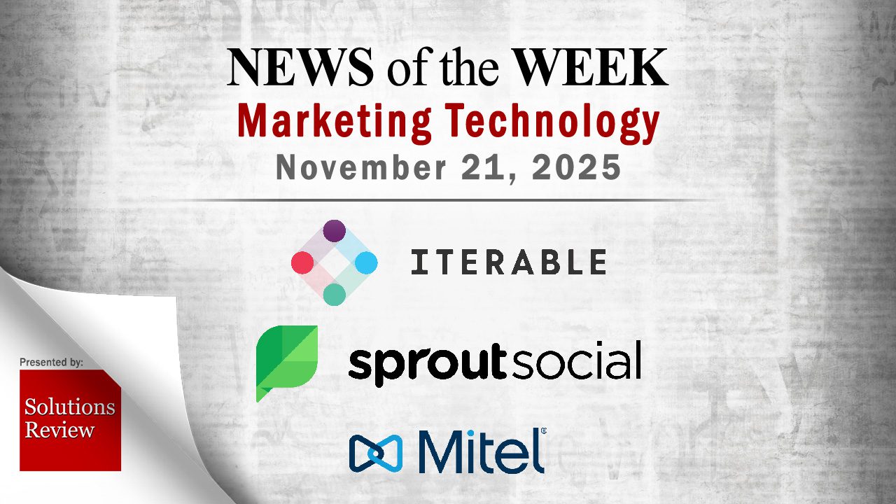 Top MarTech News From the Week of November 21st: Updates from Iterable ...