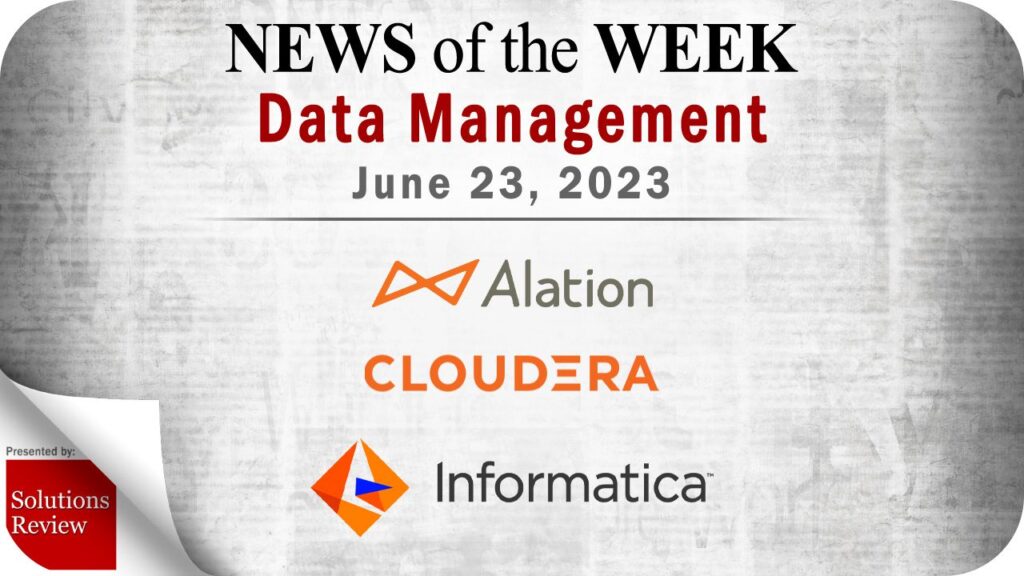 Data Management News for the Week of June 23; Updates from Alation ...