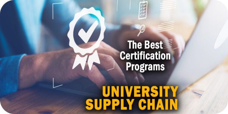 The Top-Rated University Supply Chain Certification Programs