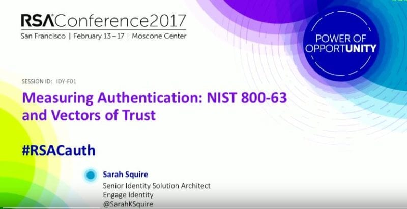 Measuring Authentication: NIST 800-63 and Vectors of Trust, A ...