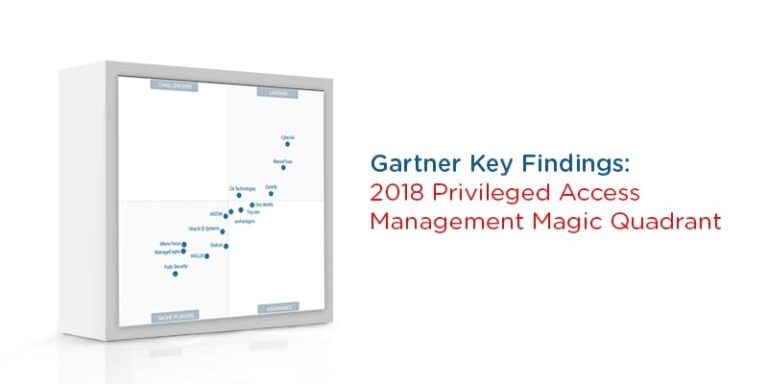 Key Findings: The 2018 Privileged Access Management Magic Quadrant