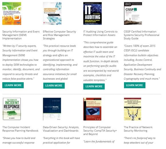 Best Selling Books: Security Information & Event Management