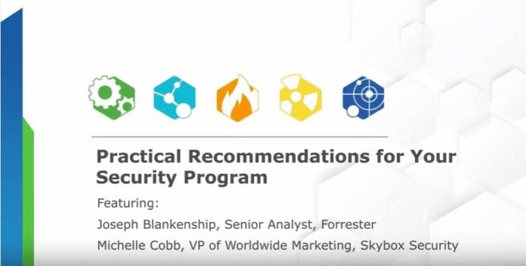 Practical Recommendations for Your Security Program