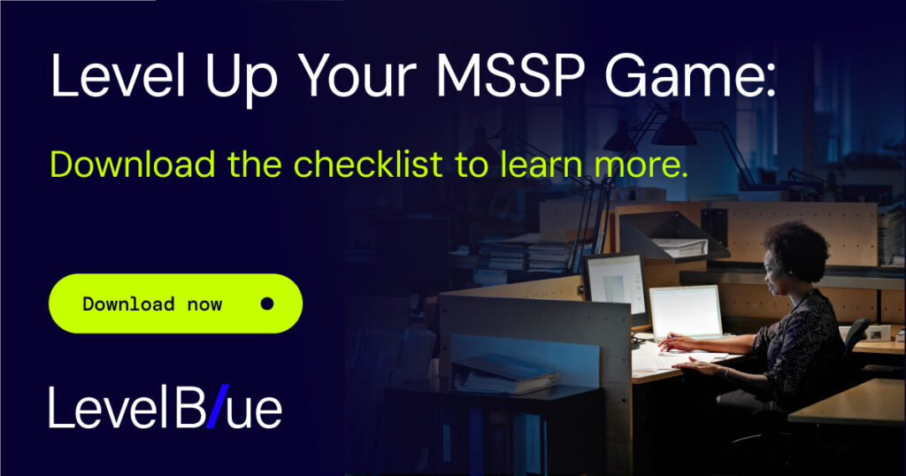 LevelBlue - MSSP Checklist: Increase Sales with the Right People ...