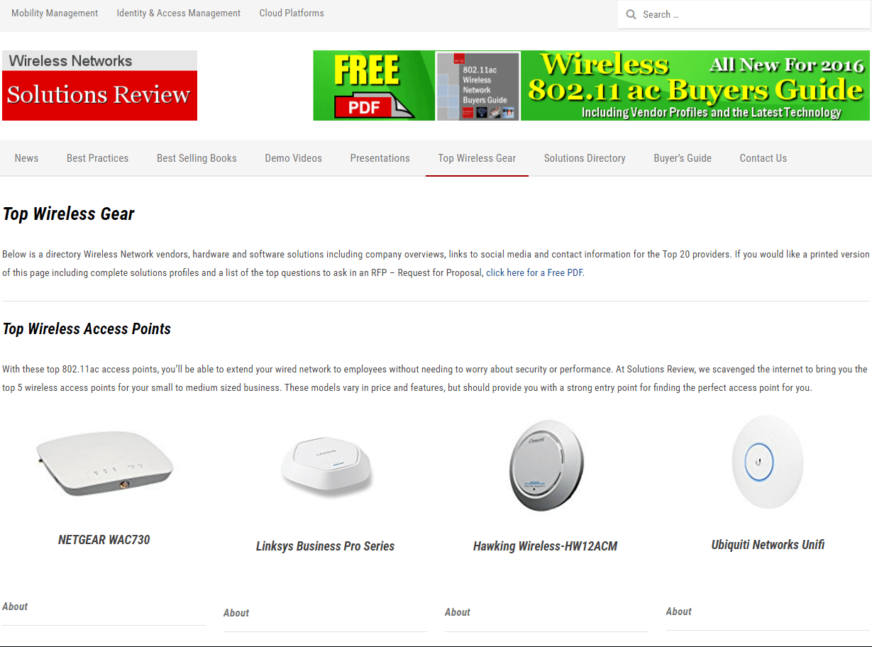 Top Wireless Networking Gear - Best 802.11ac Wireless Networks | WLAN ...