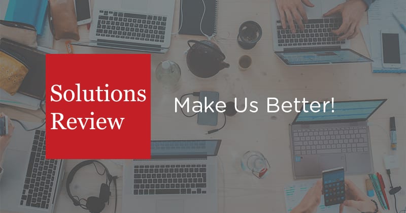 Suggestions - Solutions Review Technology News and Vendor Reviews